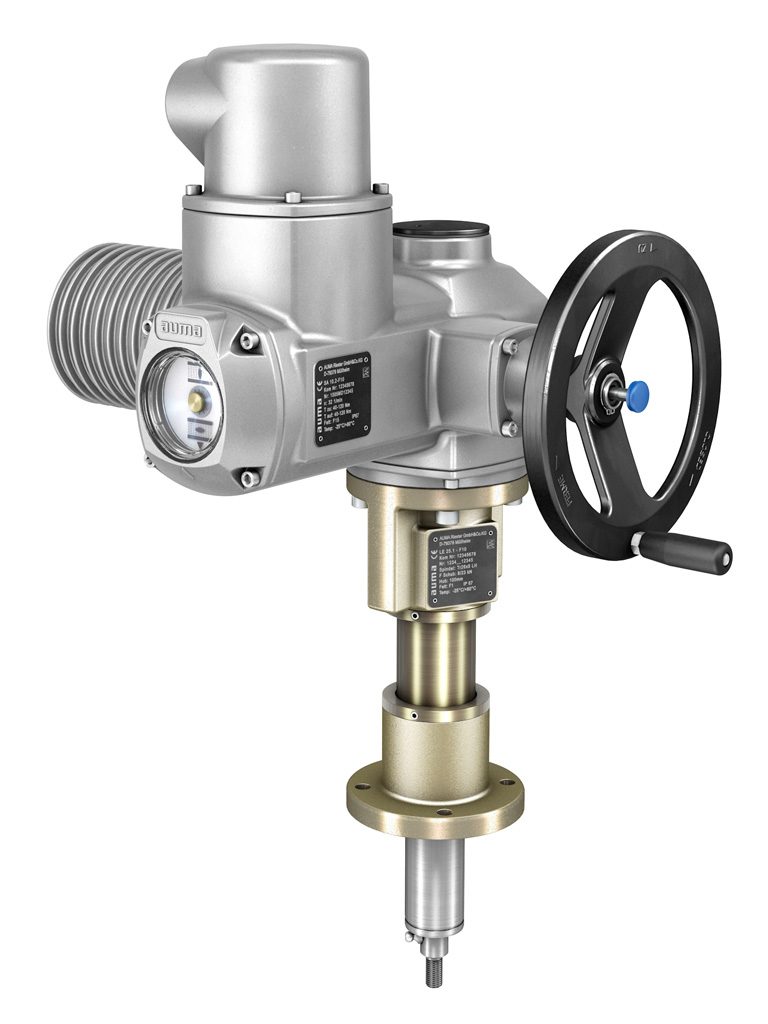 AUMA Combinations with linear thrust units - CB Process Instrumentation ...